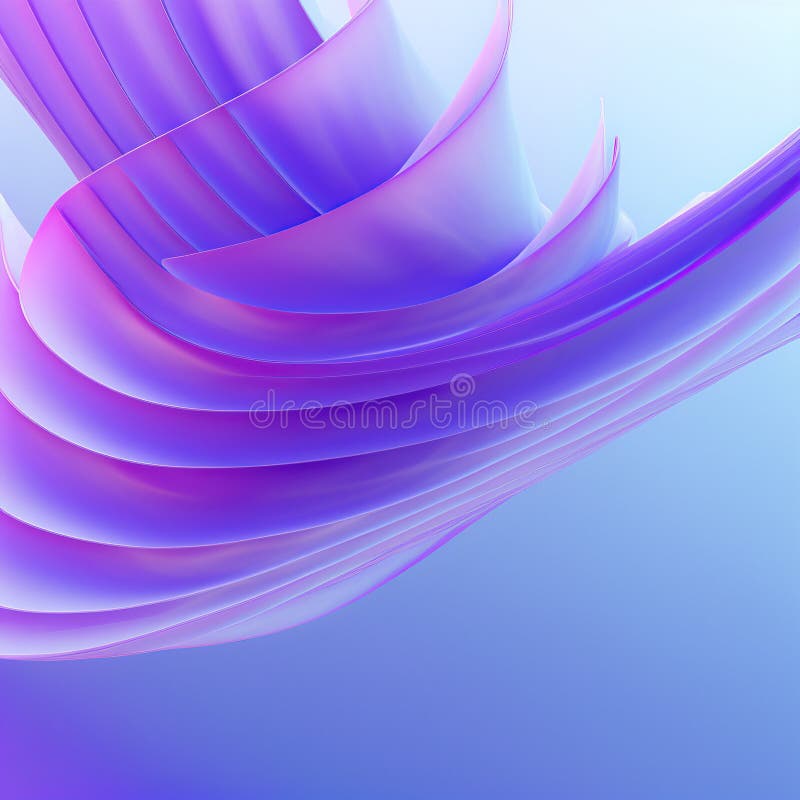 Abstract Blue and Purple 3d Background with Smooth Line Stock ...