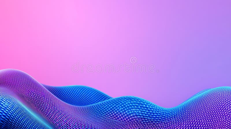 An Abstract Blue and Purple 3D Background with Sparkling Particles ...