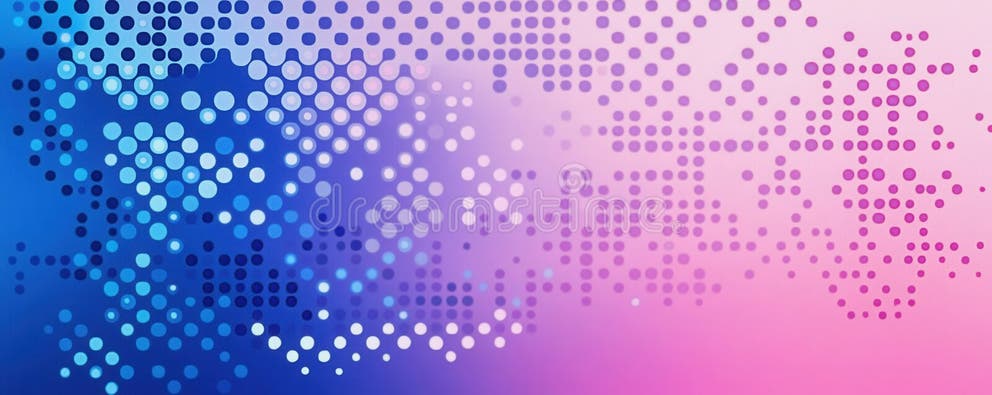 Abstract Blue and Purple Gradient Digital Dots Background Stock Photo ...