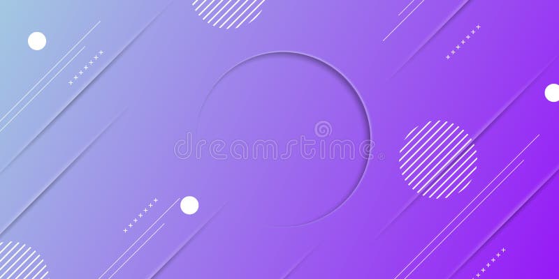 Abstract Blue and Purple Gradient Texture with Memphis Elements Stock Vector - Illustration of ...