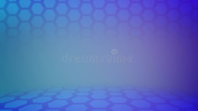 Abstract Hexagonal Grid Pattern in Blue and Purple Stock Footage ...