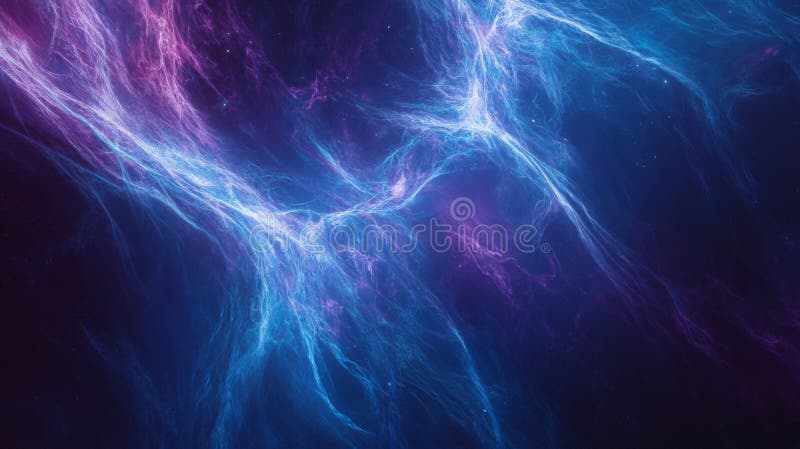Abstract Blue and Purple Lightning Pattern Stock Illustration ...