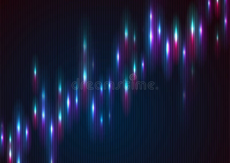 Abstract Blue Purple Neon Growing Financial Graph Chart Background ...