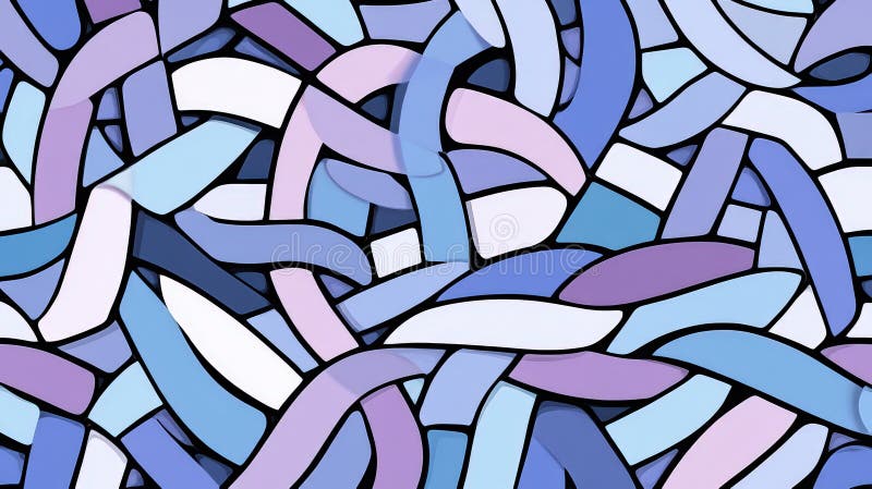 Abstract Blue Purple Pattern Design Stock Illustration - Illustration ...