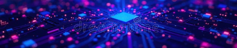 Abstract Blue Purple Tech Circuit Board Texture Data Abstract Stock ...