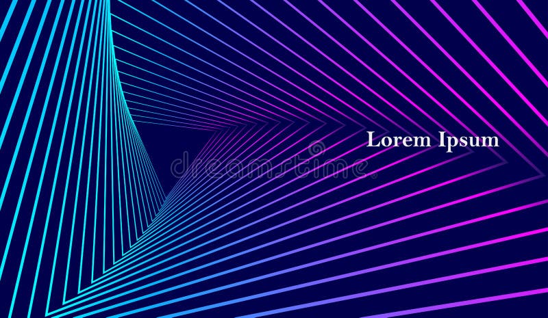Abstract Blue Purple Triangle, Network Image, Geometric Pattern ...
