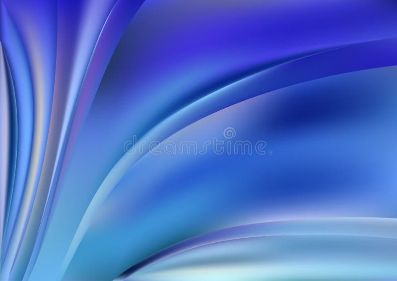 Abstract Blue and Purple Wave Background Template Vector Image Stock ...