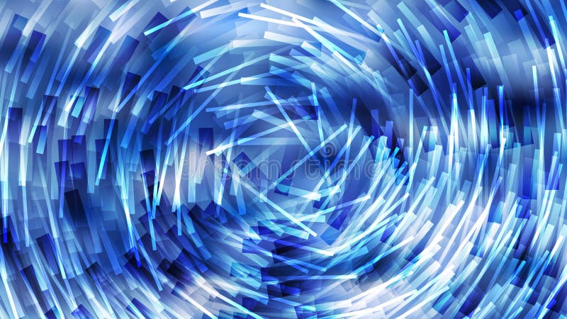 Abstract Blue Random Circular Striped Lines Background Stock ...