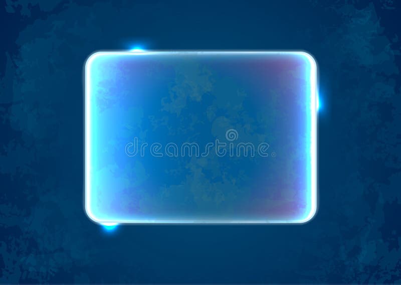 Abstract Blue Rectangle Placeholder Stock Vector - Illustration of ...