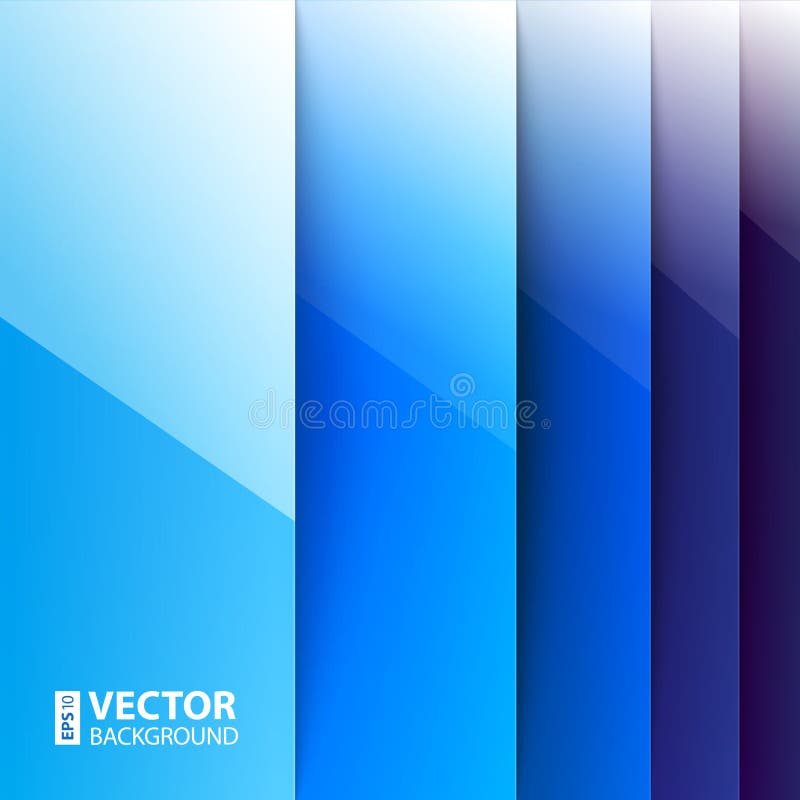 Abstract Blue Rectangle Shapes Background Stock Vector - Illustration ...