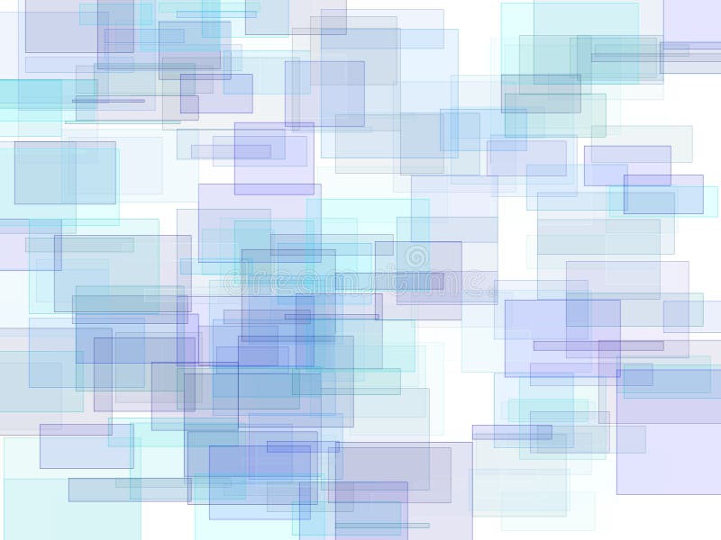 Abstract Blue Rectangles Illustration Background Stock Illustration ...