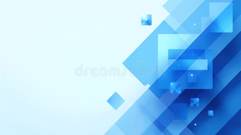 Abstract Blue Rectangular Shapes Forming Diagonal Patterns Stock ...