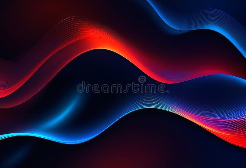 Abstract Blue and Red Dynamic Wavy Line Dotted Texture Stock ...