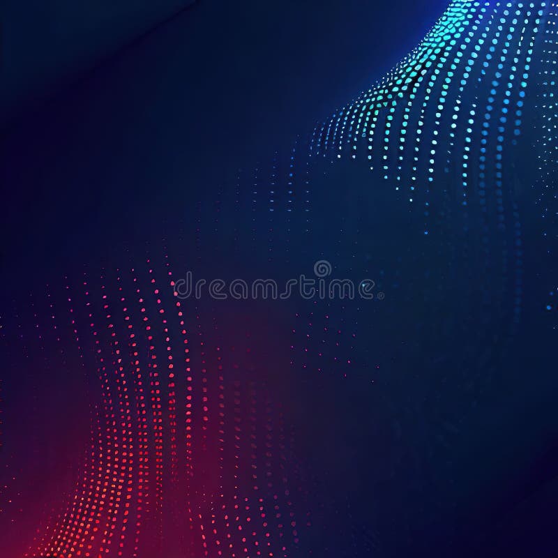 Abstract Blue and Red Dynamic Wavy Line Dotted Texture ,Dark Blue ...