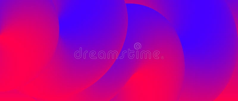 Abstract Blue and Red Fluid Gradient Background. Wavy Curved Flow ...