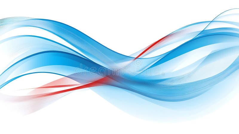 Abstract Blue and Red Wave Design Background Stock Photo - Image of ...