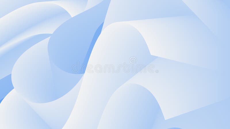 Abstract Blue Ribbon, 3d Layout Element Clean Background Stock Vector ...