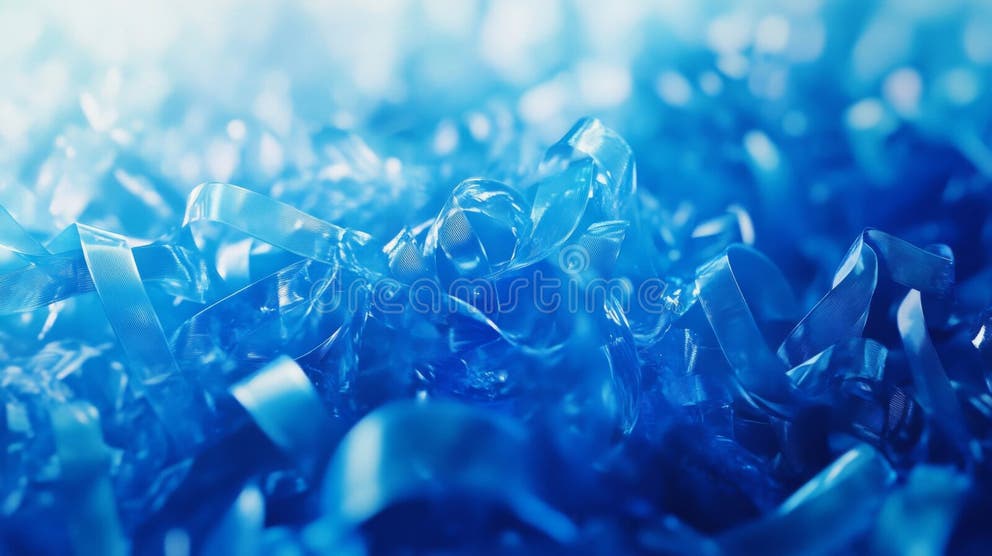 Abstract Blue Ribbon Texture Background Image Stock Illustration ...