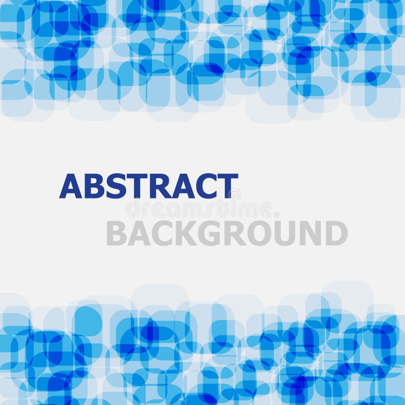 Abstract Blue Rounded Rectangle Overlapping Background Stock Vector - Illustration of colorful ...