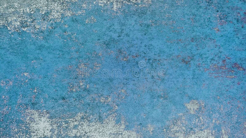 Abstract Blue Rusted on Steel Surface Use As Background with Blank ...