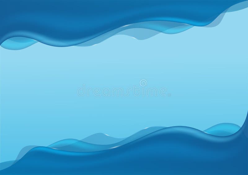 Abstract Blue Sea Background Stock Vector - Illustration of texture ...