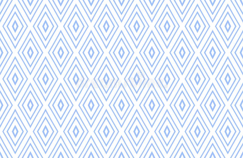 Abstract Blue Seamless Geometric Diamonds Pattern Stock Vector ...