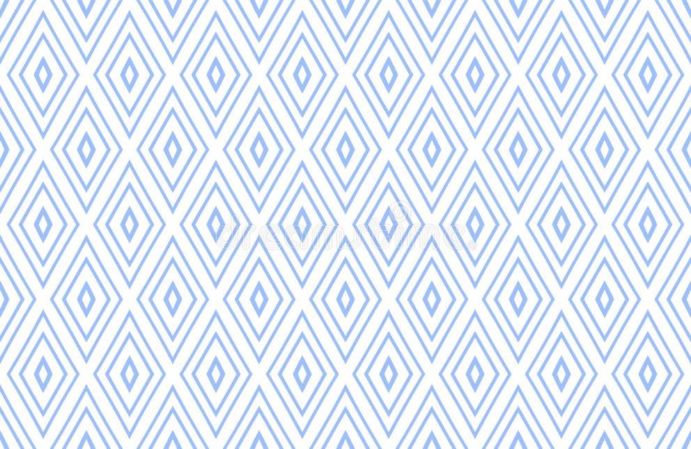 Abstract Blue Seamless Geometric Diamonds Pattern Stock Vector ...