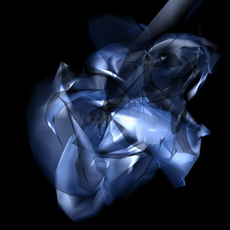 Abstract Blue Shape Picture. Image: 4409111