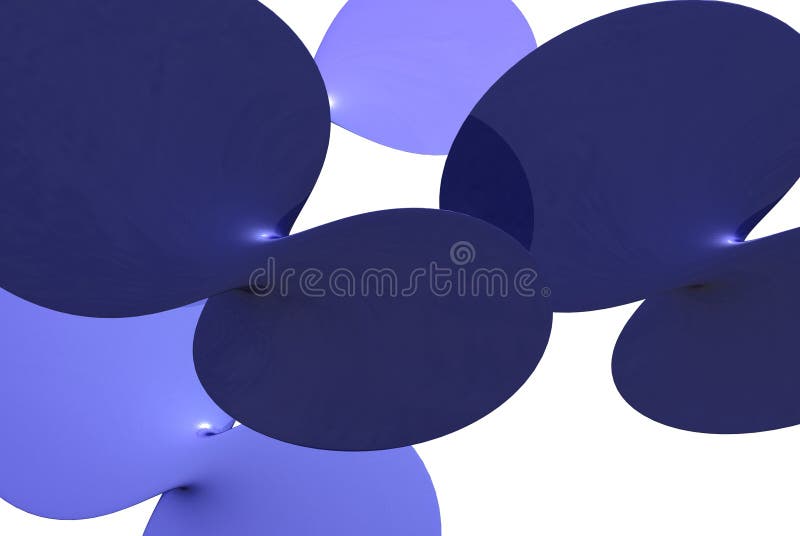 Abstract blue shapes stock illustration. Illustration of artwork - 3202520