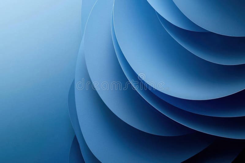 Abstract Blue Shapes, Creating Depth and Dimension with a Minimalist ...