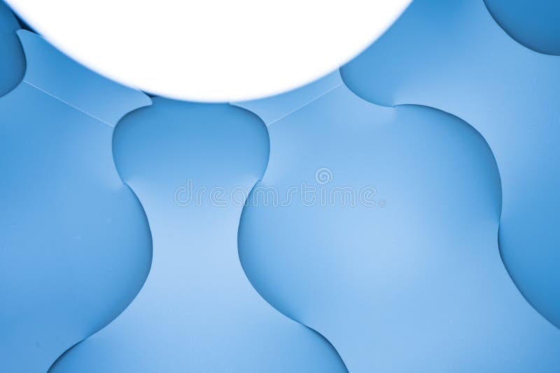 Abstract Blue Shapes of Glowing Dim Light Stock Photo - Image of ocean ...