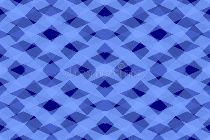 Abstract Blue Shapes Pattern Stock Illustration - Illustration of ...