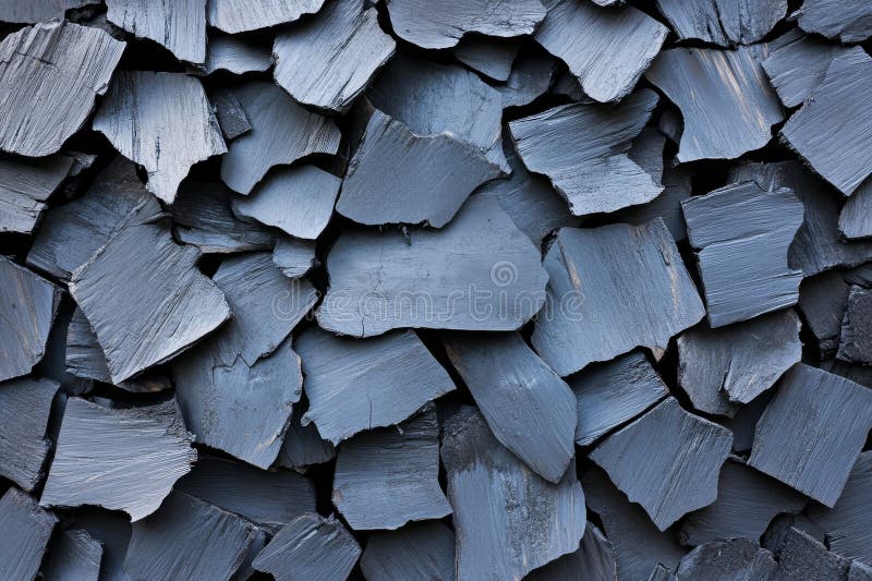 Abstract Blue Shard Composition Blue Fragments Geometric Shapes ...