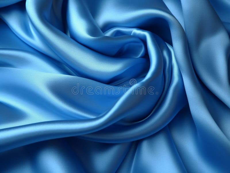 Abstract Blue Silk Background. Silk for Costumes. Generative AI Stock ...
