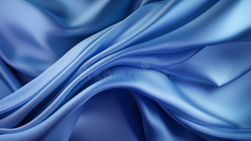 Abstract Blue Silk Background. 3d Render, 3d Illustration., Abstract ...
