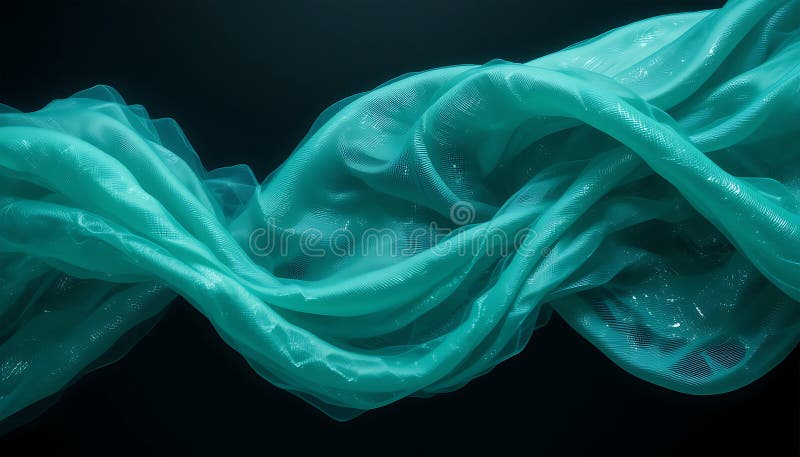 Abstract Blue Silk Folds Background for Branding Stock Illustration ...