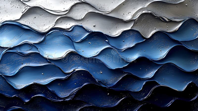 Abstract Blue Silver Wave Texture Background, Design Element Stock ...