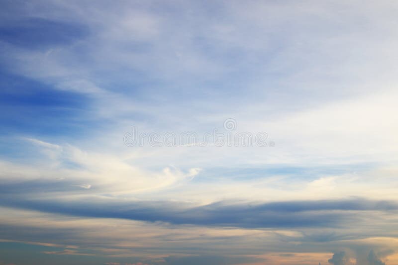 Abstract Blue Sky in the Morning Sunshine Landscape Stock Image - Image ...