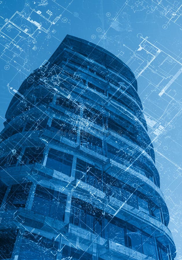 Abstract Blue Skyscraper Architecture Stock Illustrations – 43,039 ...