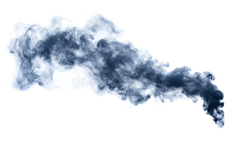 Ethereal Blue Smoke & Dust Particles: Abstract Background, Isolated ...