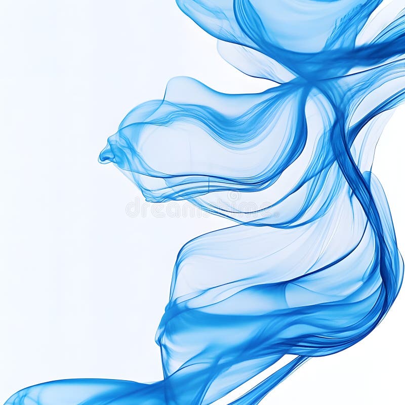 Abstract Blue Smoke stock illustration. Illustration of abstract ...