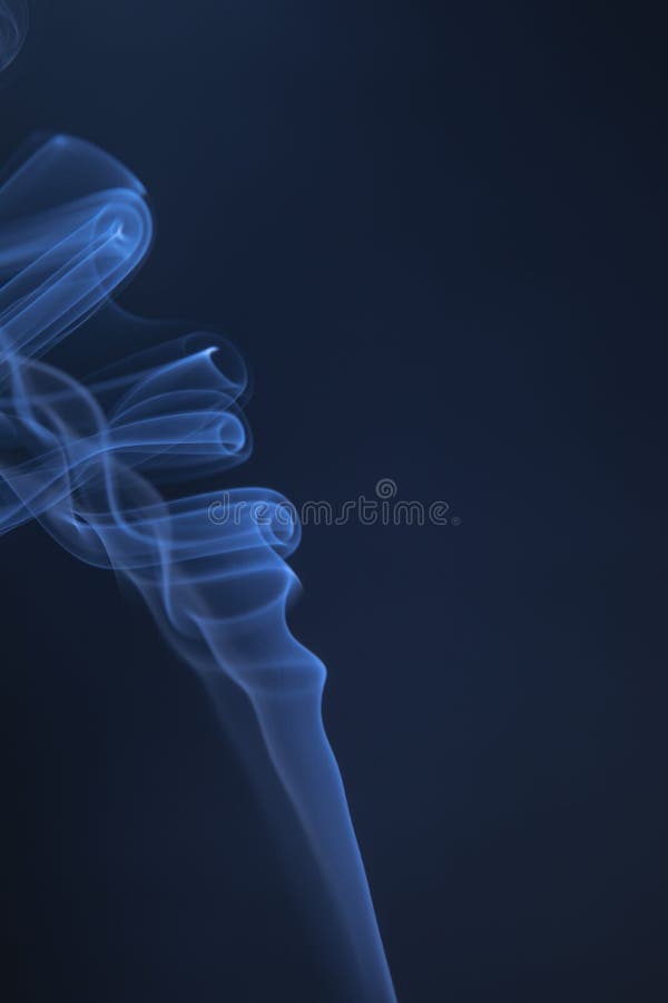 Abstract blue smoke swirls stock photo. Image of black - 130142174