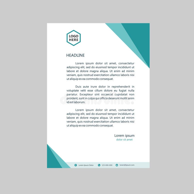 Letterhead Simple Design Stock Illustrations – 10,700 Letterhead Simple ...