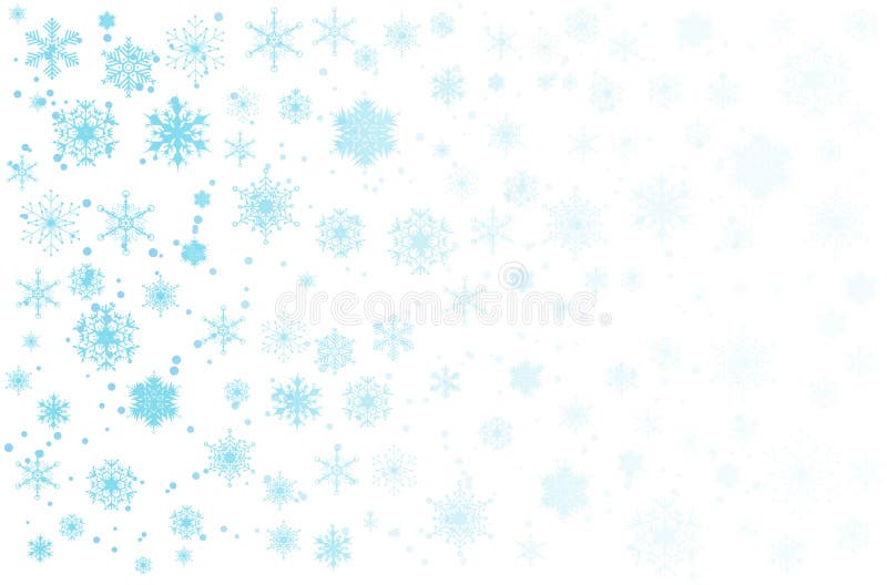 Abstract Blue Snowflakes Background Stock Vector - Illustration of ...