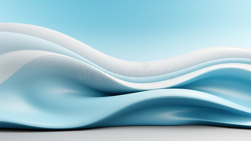 Abstract Blue Soft and White Center Light and Darker Vignette Border ...
