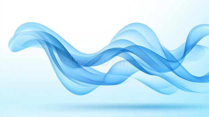 Abstract Blue Sound Wave Lines Create a Modern, Vibrant Backdrop ...