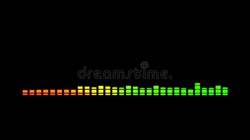 Abstract Blue Sound Wave Pattern on Black Background Stock Video ...