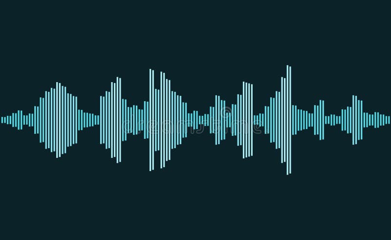 Abstract Sound Wave Pattern Stock Vector - Illustration of concept ...