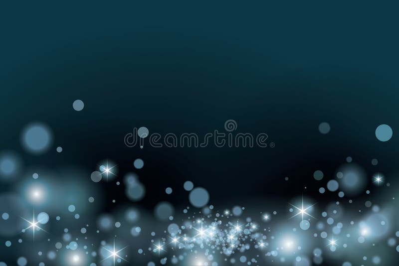 Abstract Blue Sparkle Background. Blurred Indigo Mystery Star Dust ...