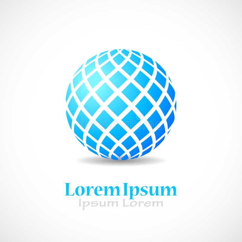 Abstract Sphere Vector Icon Stock Vector - Illustration of glossy, clip ...